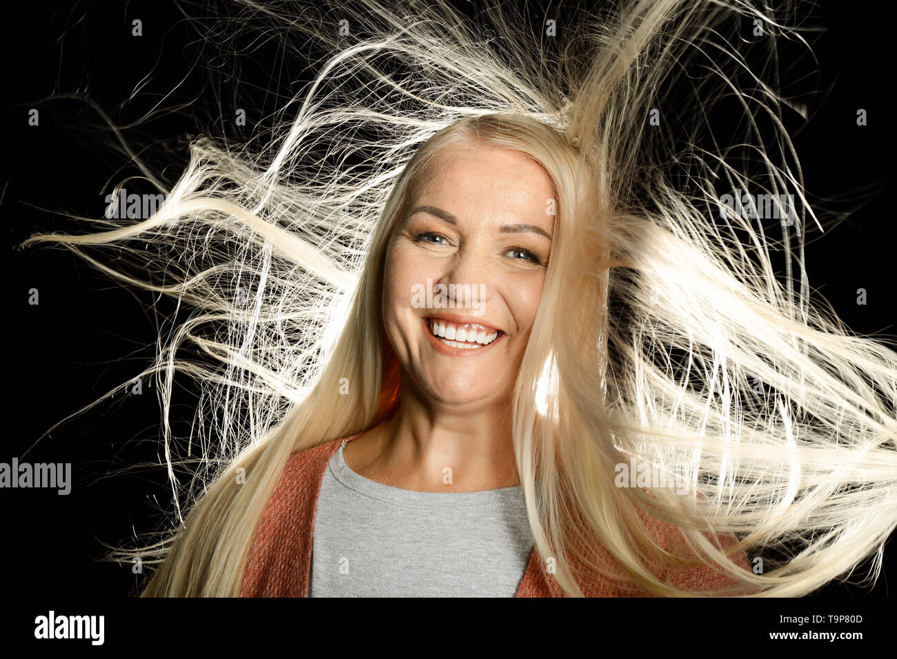 Hair messed up hi-res stock photography and images - Alamy