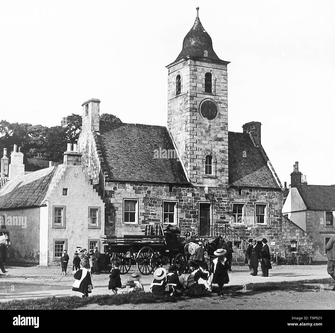 Victorian town house Black and White Stock Photos & Images - Alamy