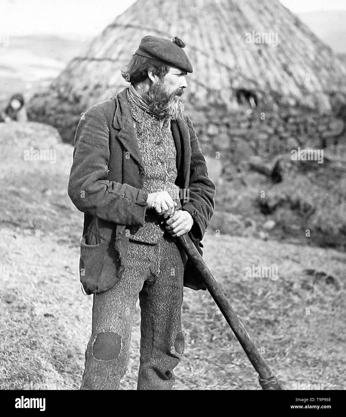 Isle of skye crofter Stock Photo - Alamy