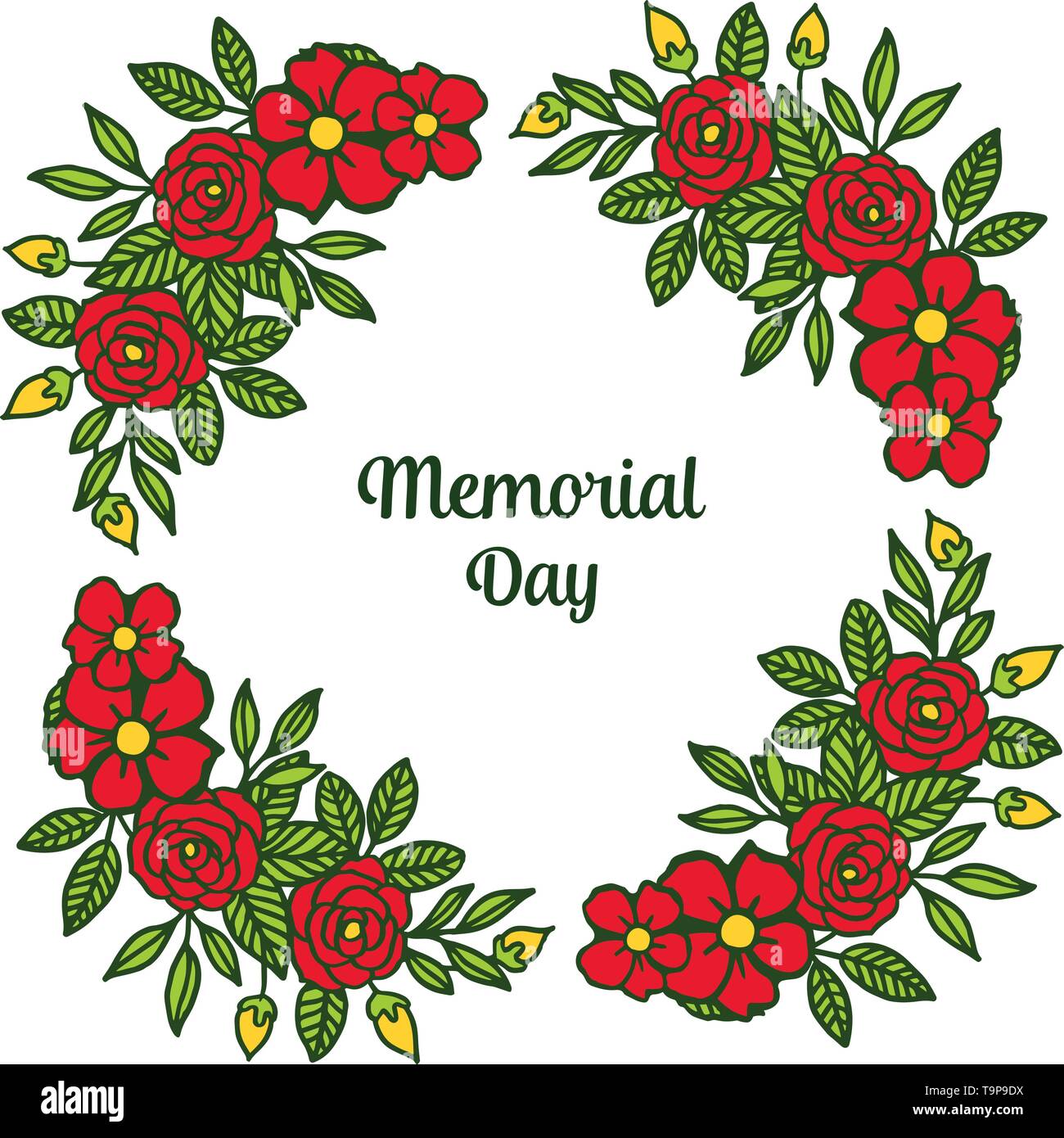 Memorial Flowers Clip Art