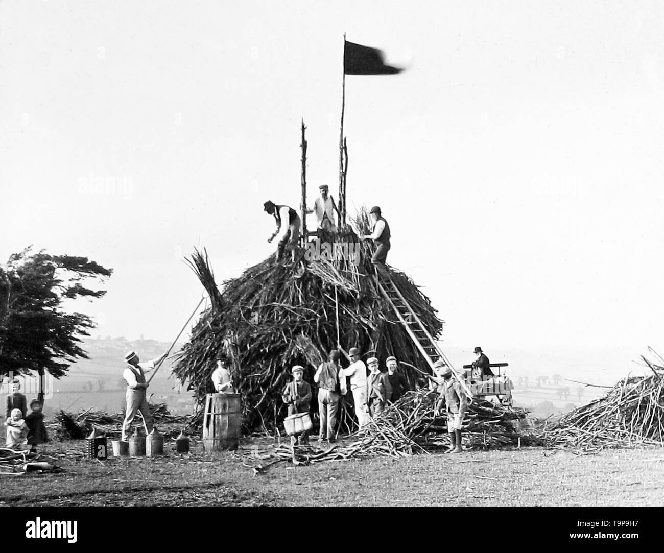 Queen victoria jubilee beacon Black and White Stock Photos & Images - Alamy