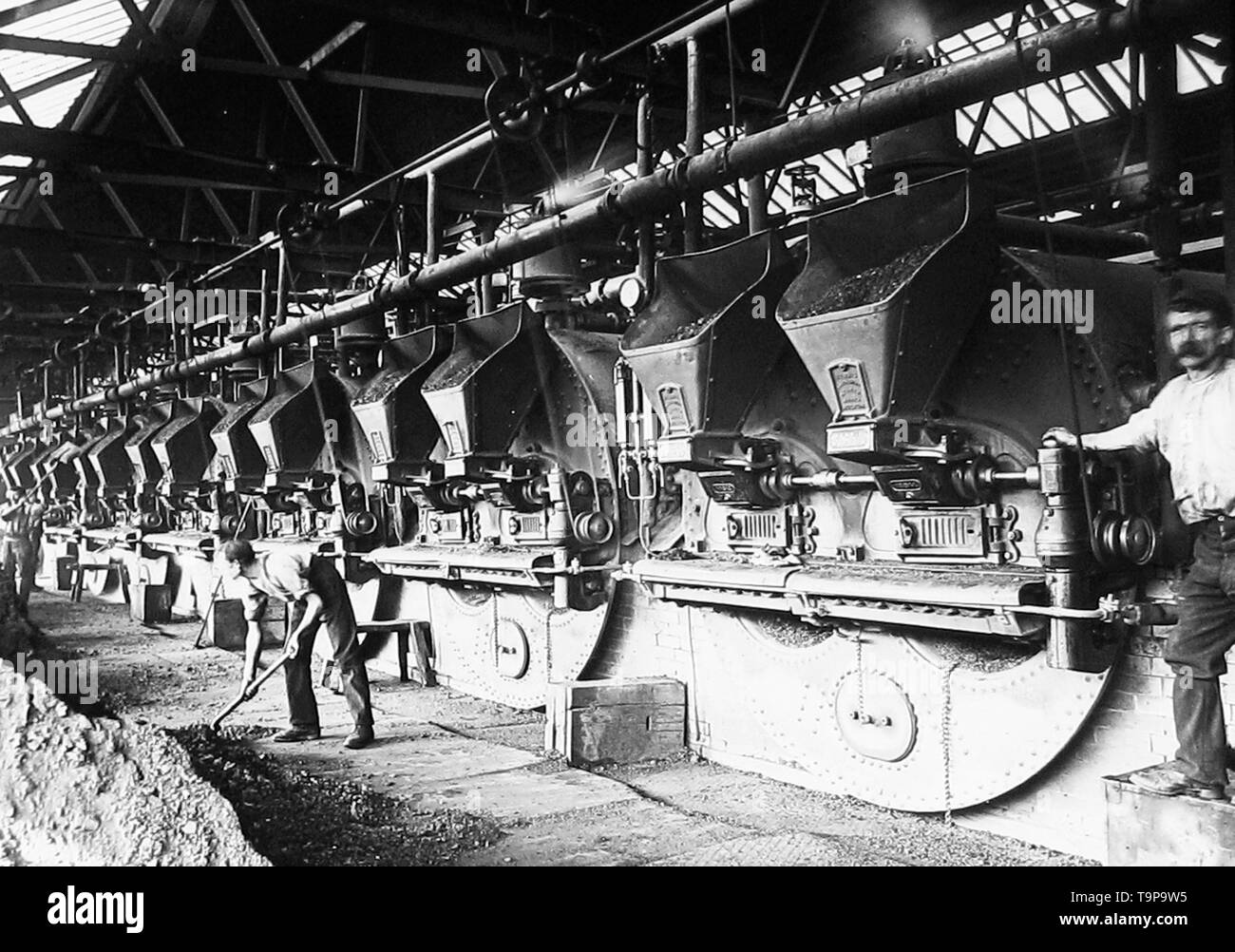 Steam engine boilers, Port Sunlight soap factory, Wirral Stock Photo ...