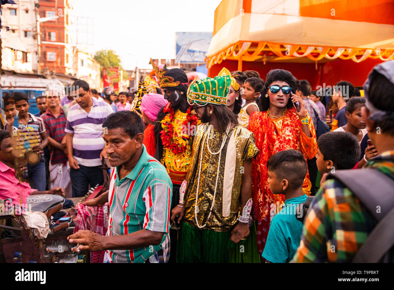 Bengalee ,year end,Clown (Sang) Carinival,a ,fusion ,of,Hindu,Muslim ...