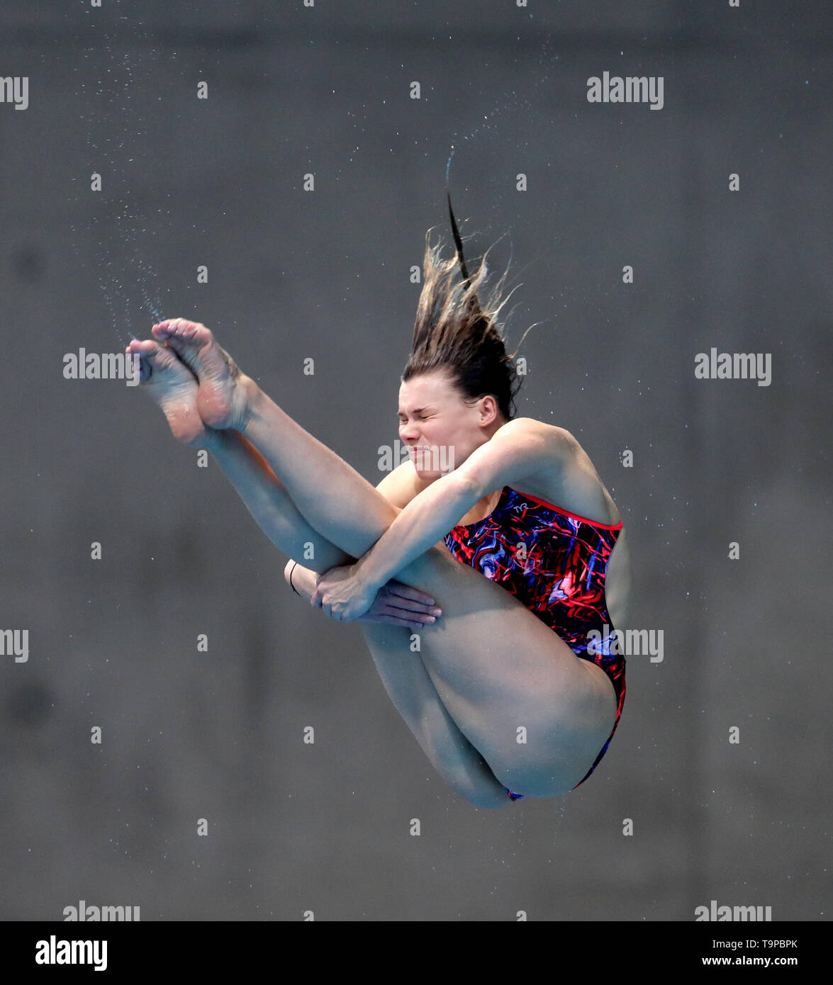 Great Britian's Grace Reid in the 3m Springboard Final during day three ...