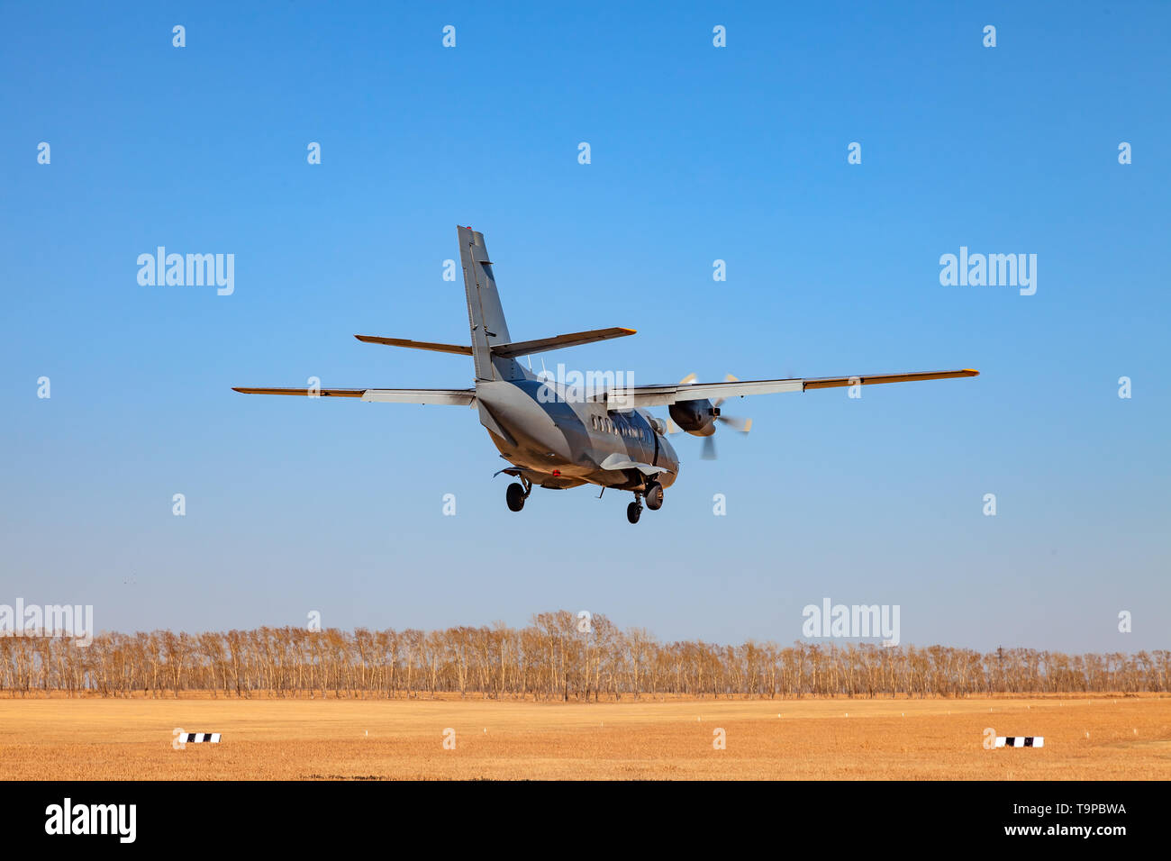 Small light aircraft landing strip hi-res stock photography and images ...