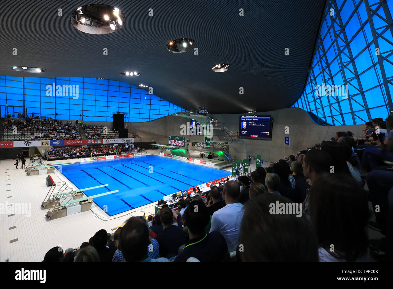 General view during day three of the Diving World Series at London ...