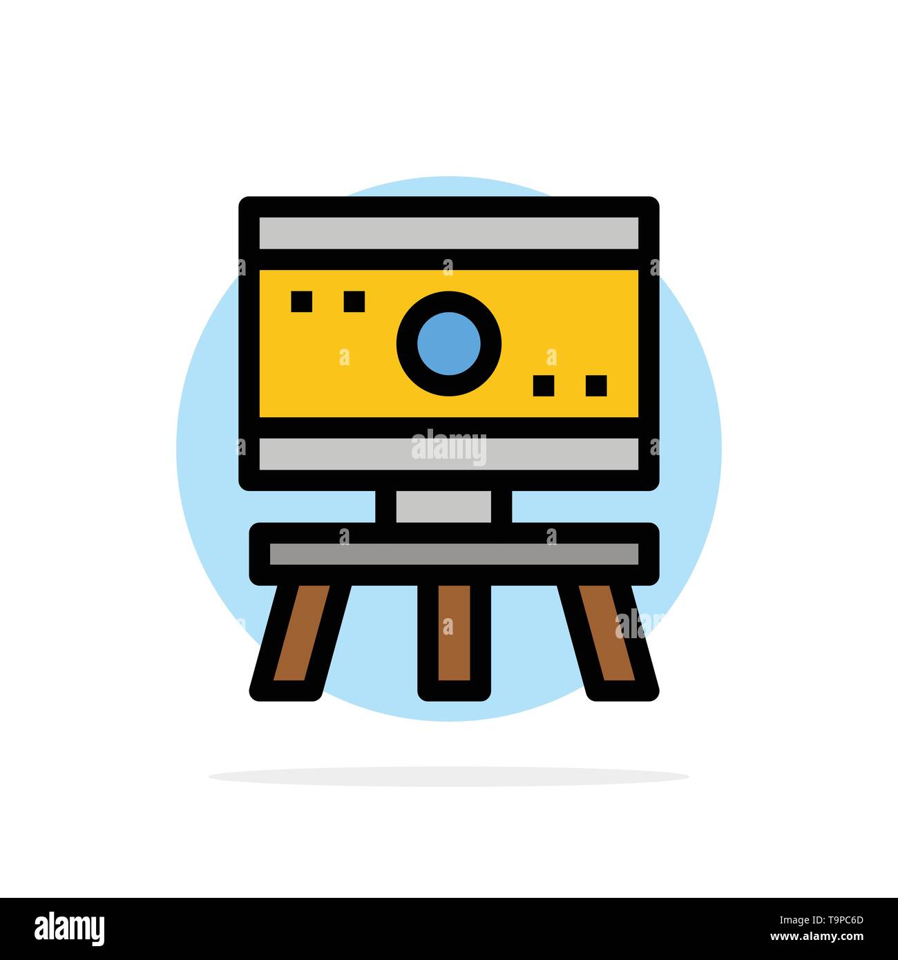 Chemistry bright circle Stock Vector Images - Alamy