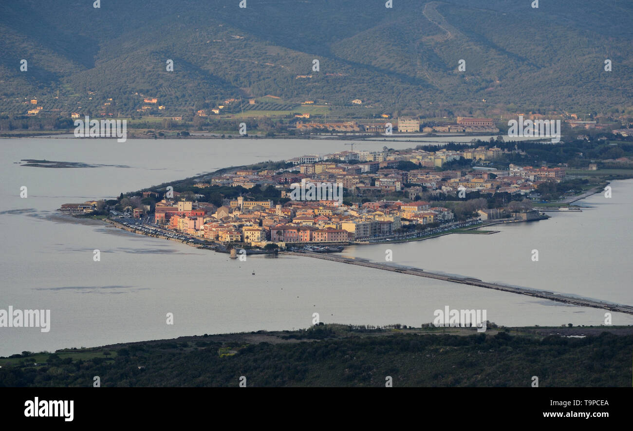 Italy orbetello aerial hi-res stock photography and images - Alamy