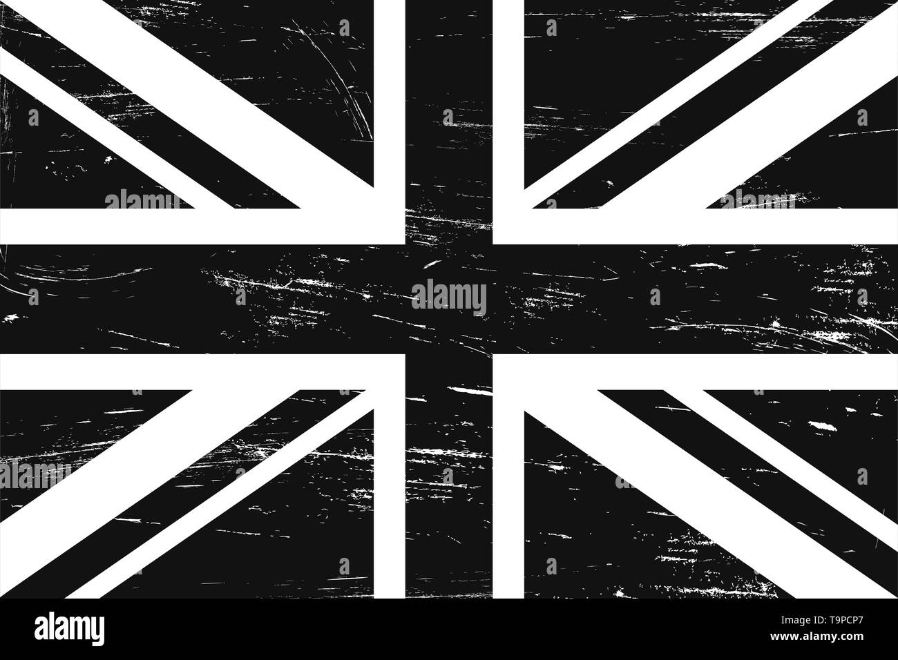Union Jack Black And White
