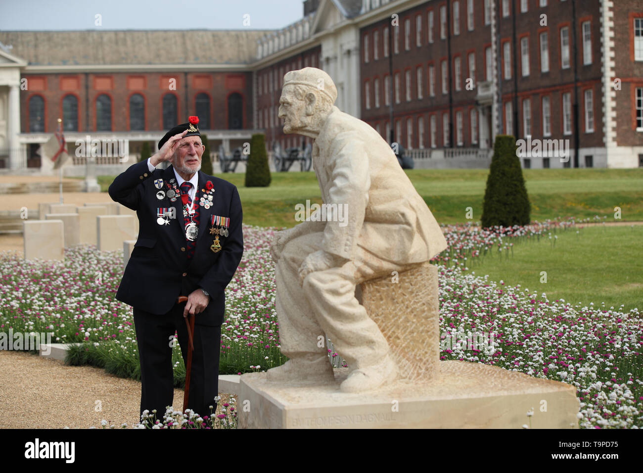 D-Day and Operation Market Garden veteran Joe Cattini, at the opening ...