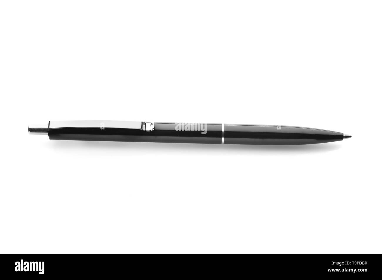 Stylish pen on white background Stock Photo - Alamy
