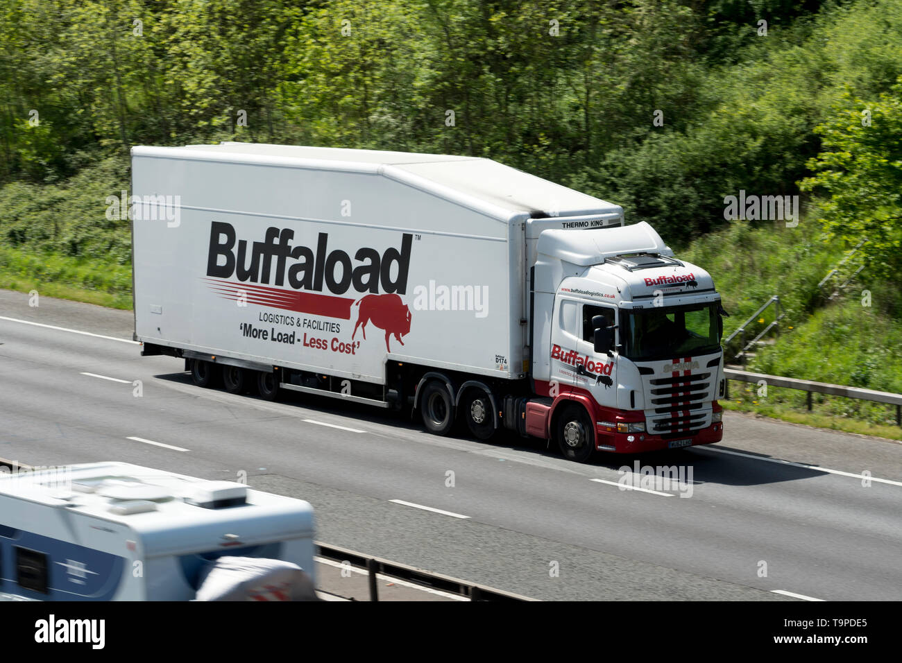 Articulated Lorry On M40 Motorway High Resolution Stock Photography and ...