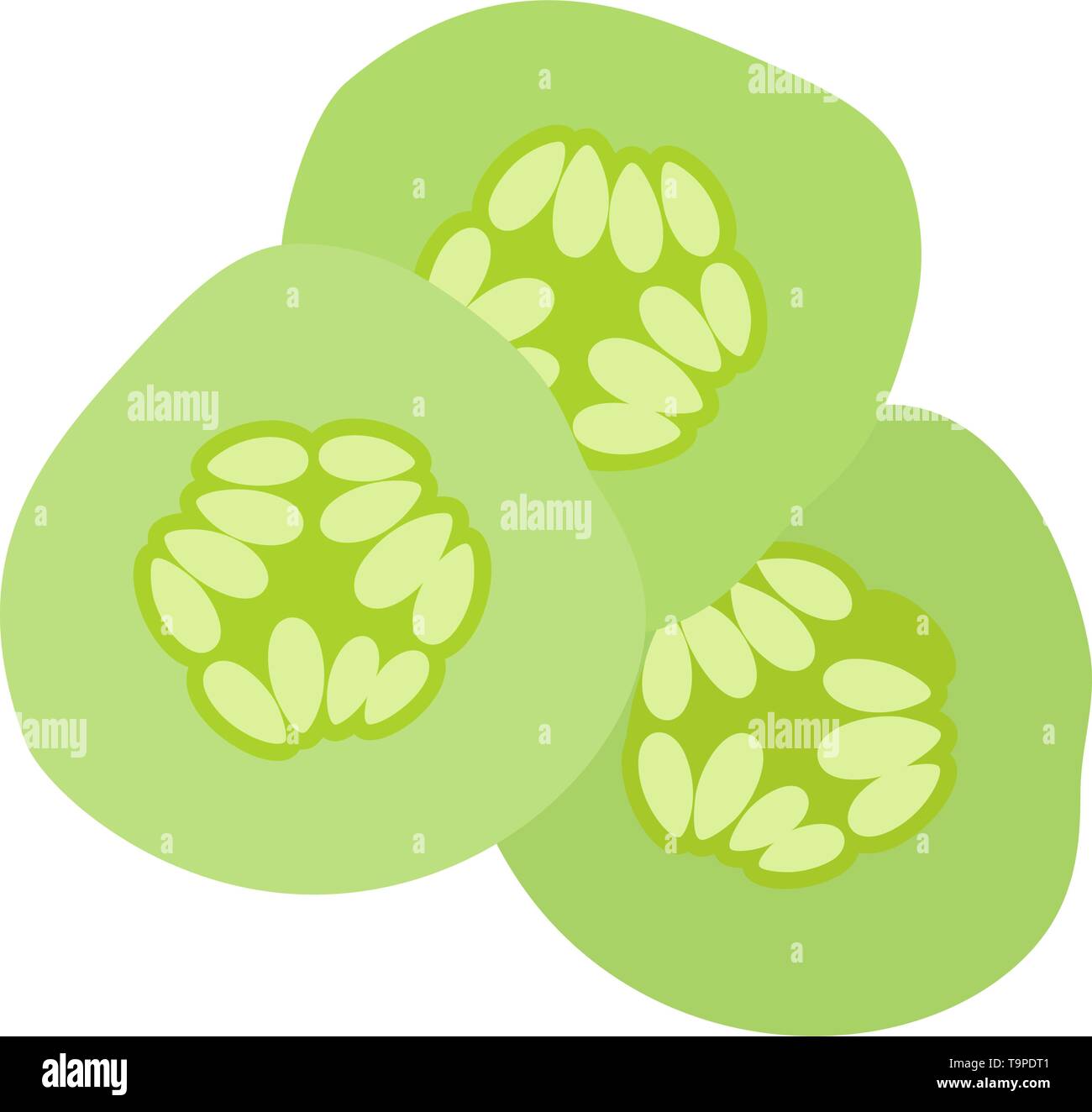 Cucumber eyes spa Stock Vector Images - Alamy