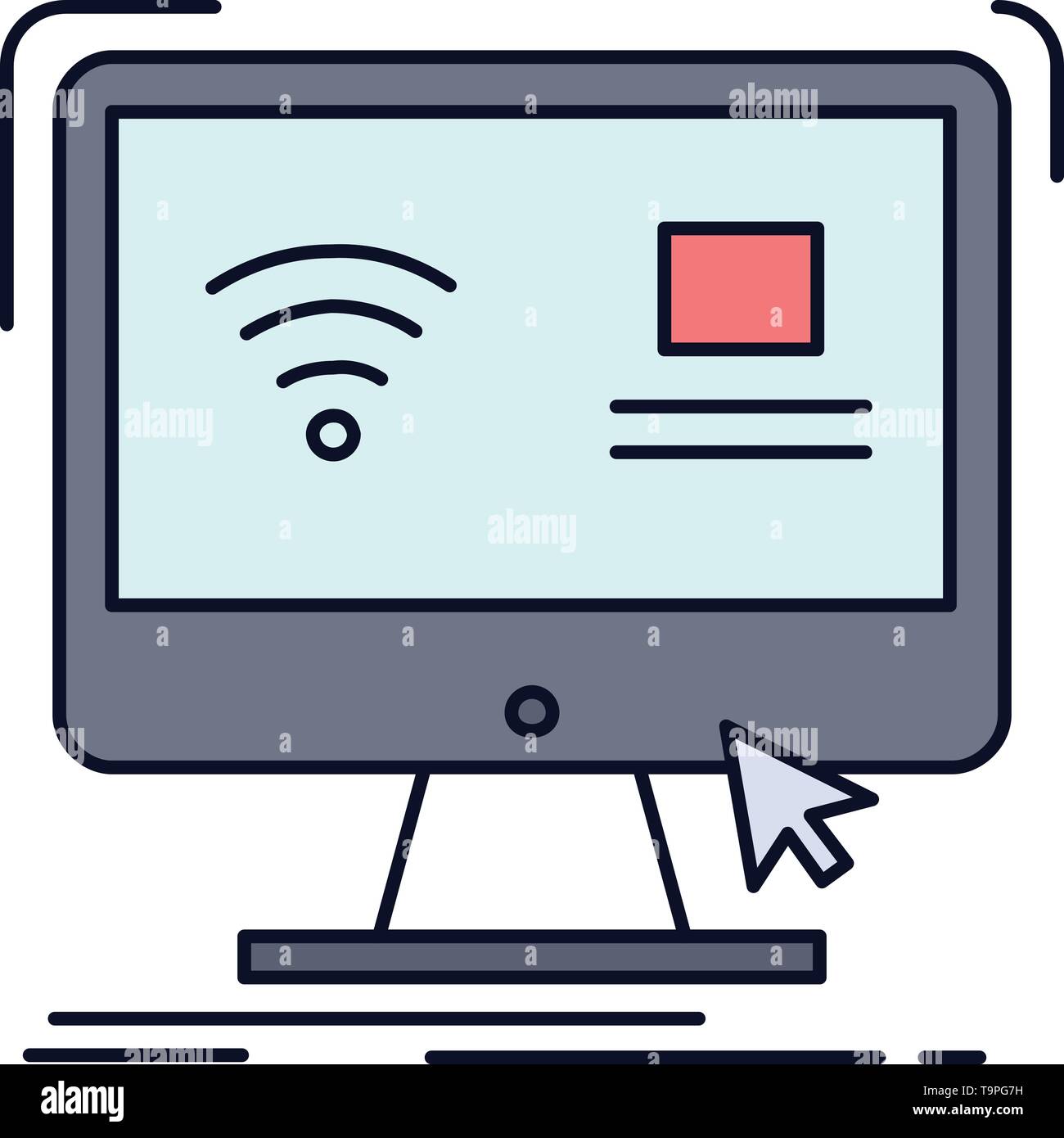 Building control system computer Stock Vector Images - Alamy