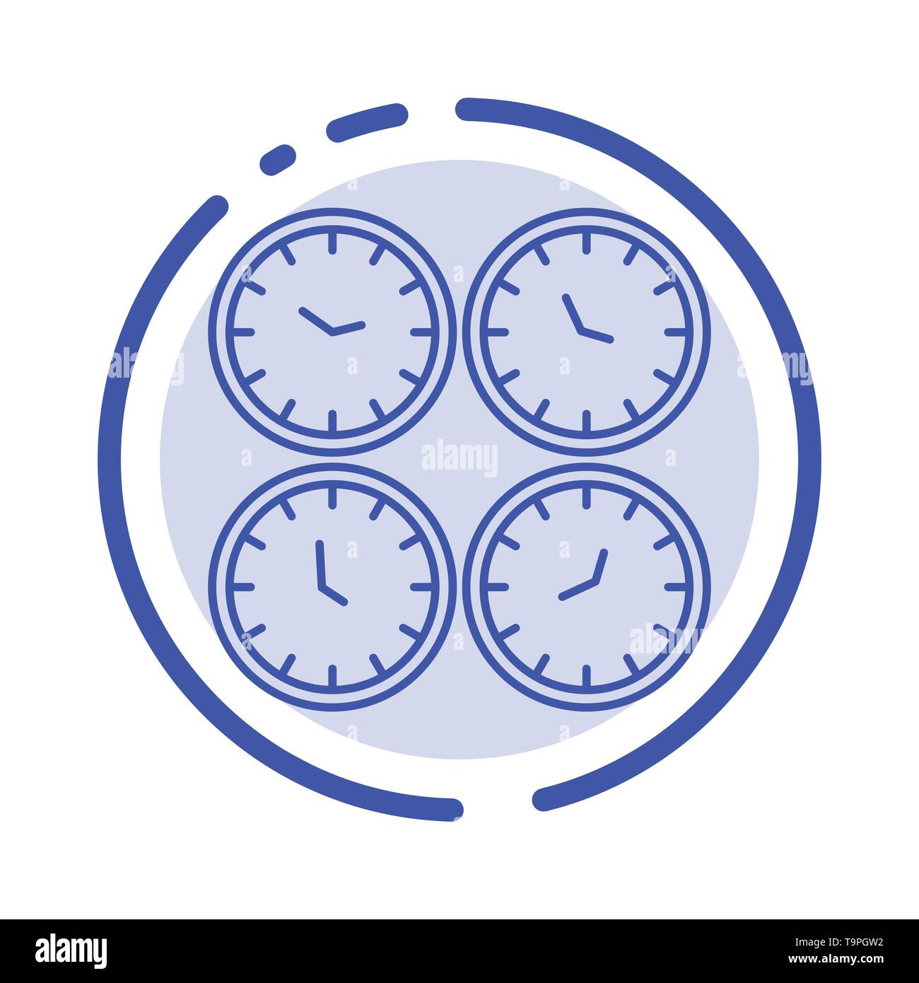 Different time zone clocks hi-res stock photography and images - Alamy