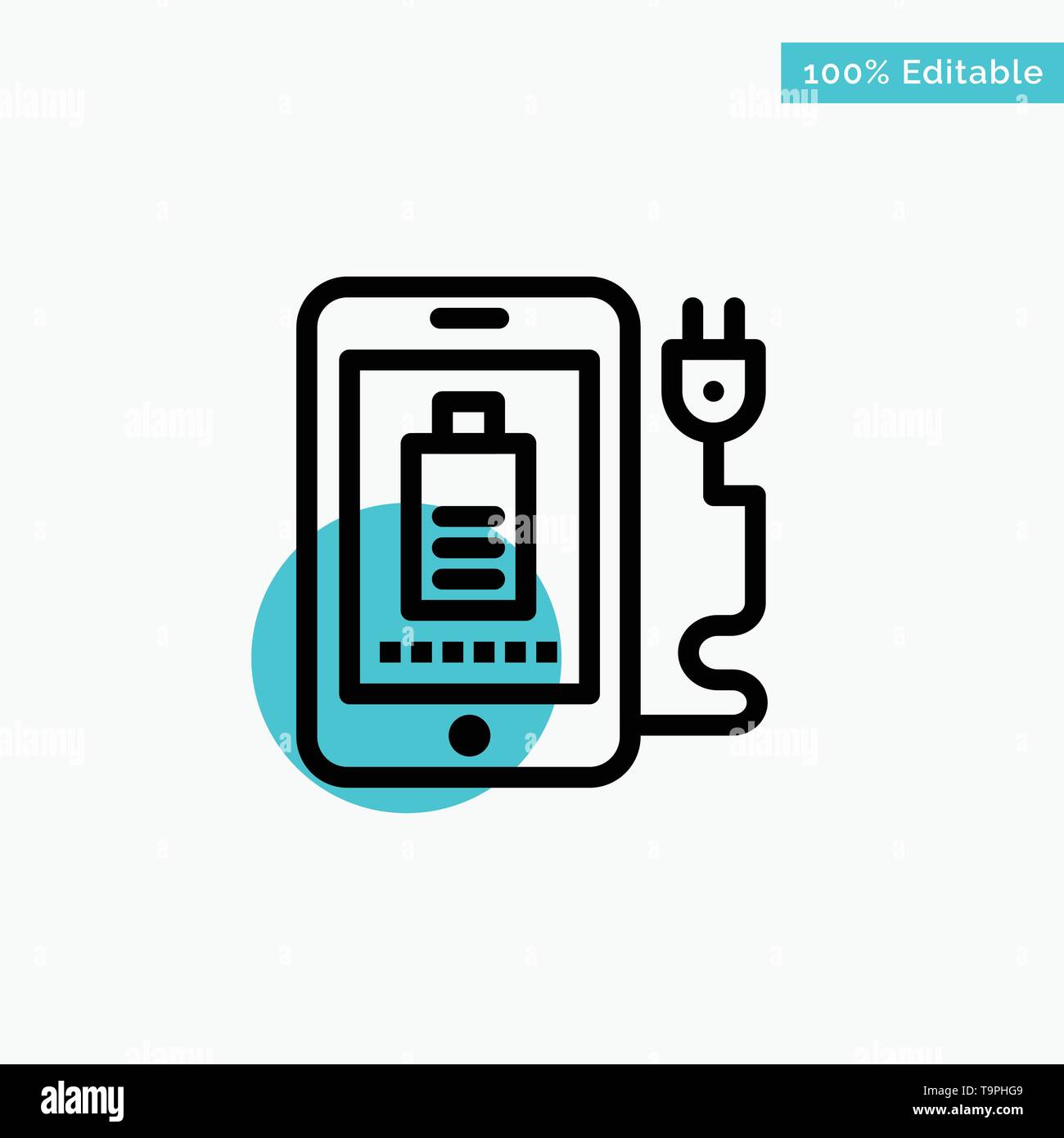 Charging point sign Stock Vector Images - Alamy