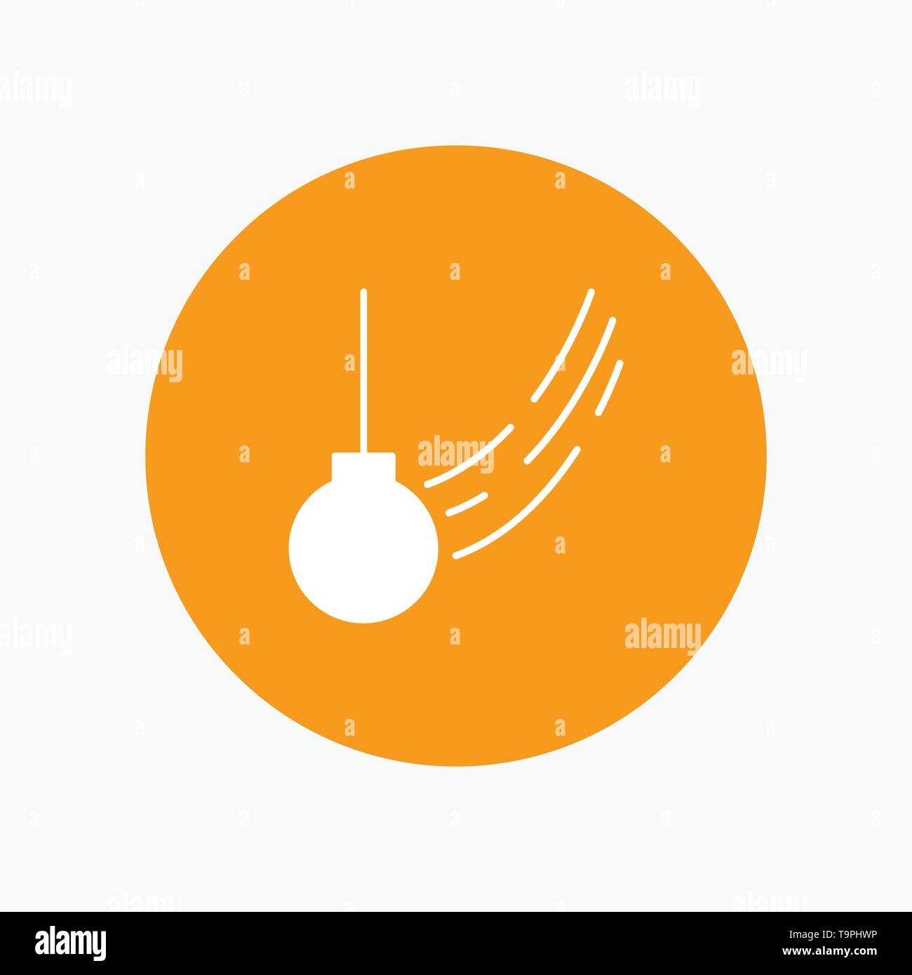 Pendulum, Swing, Tied, Ball, Motion Stock Vector Image & Art - Alamy