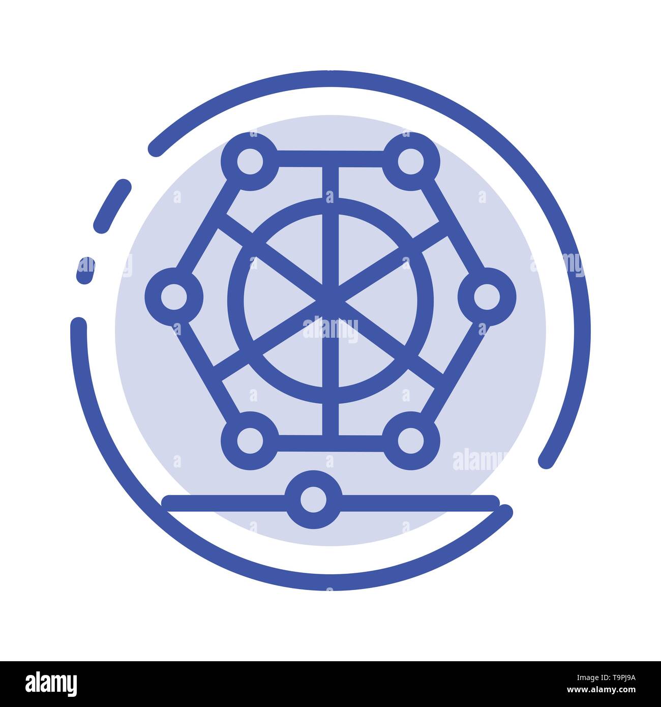 Machine learning blue Stock Vector Images - Alamy