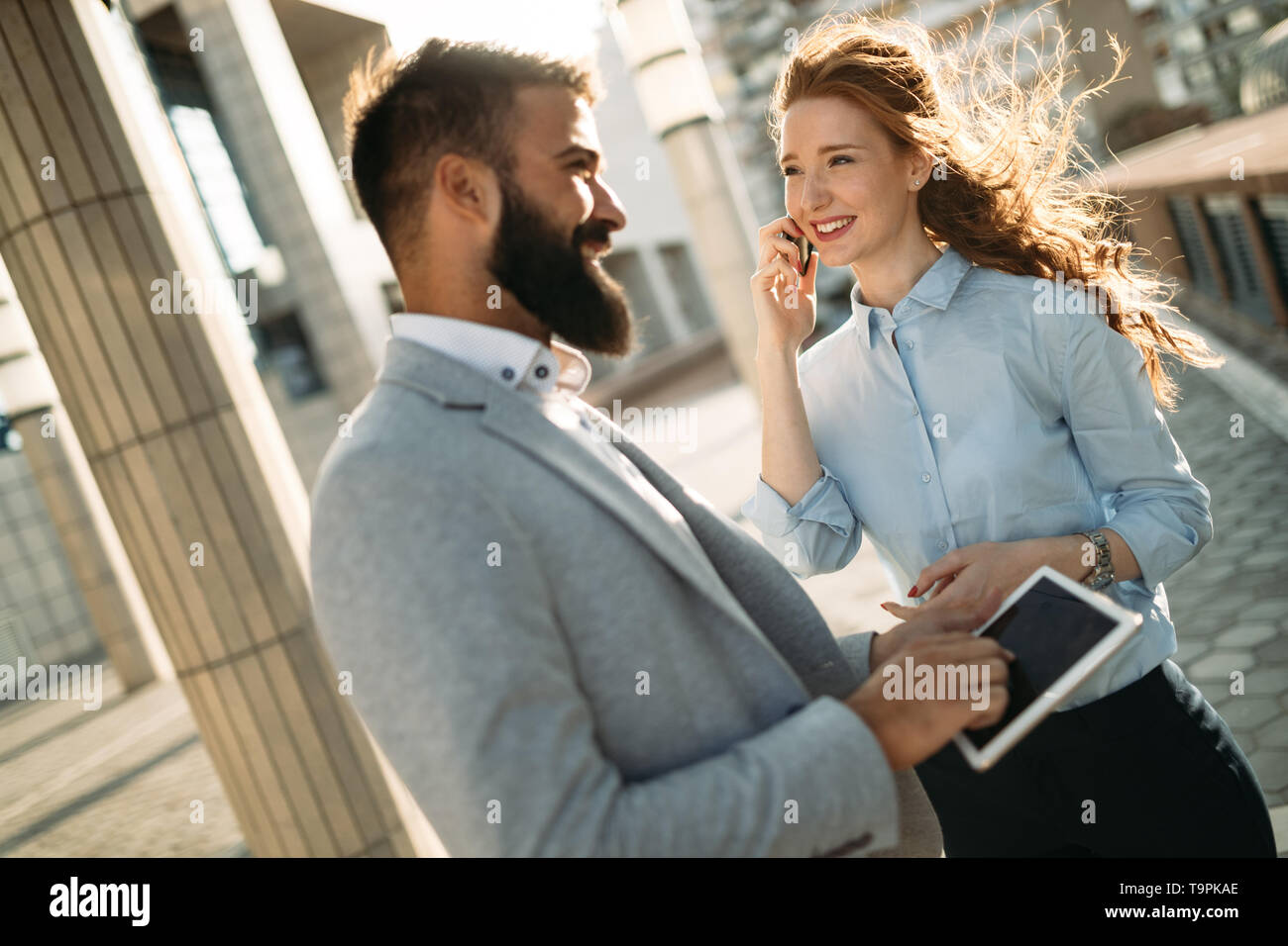 Cooperating together hi-res stock photography and images - Alamy