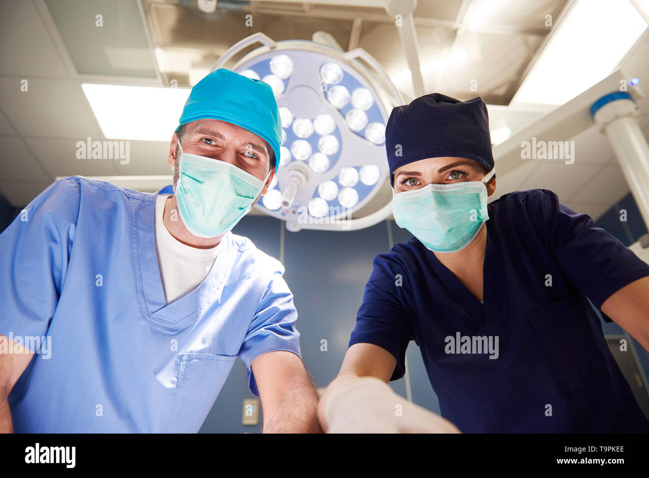 Woman operating table hospital hi-res stock photography and images - Alamy