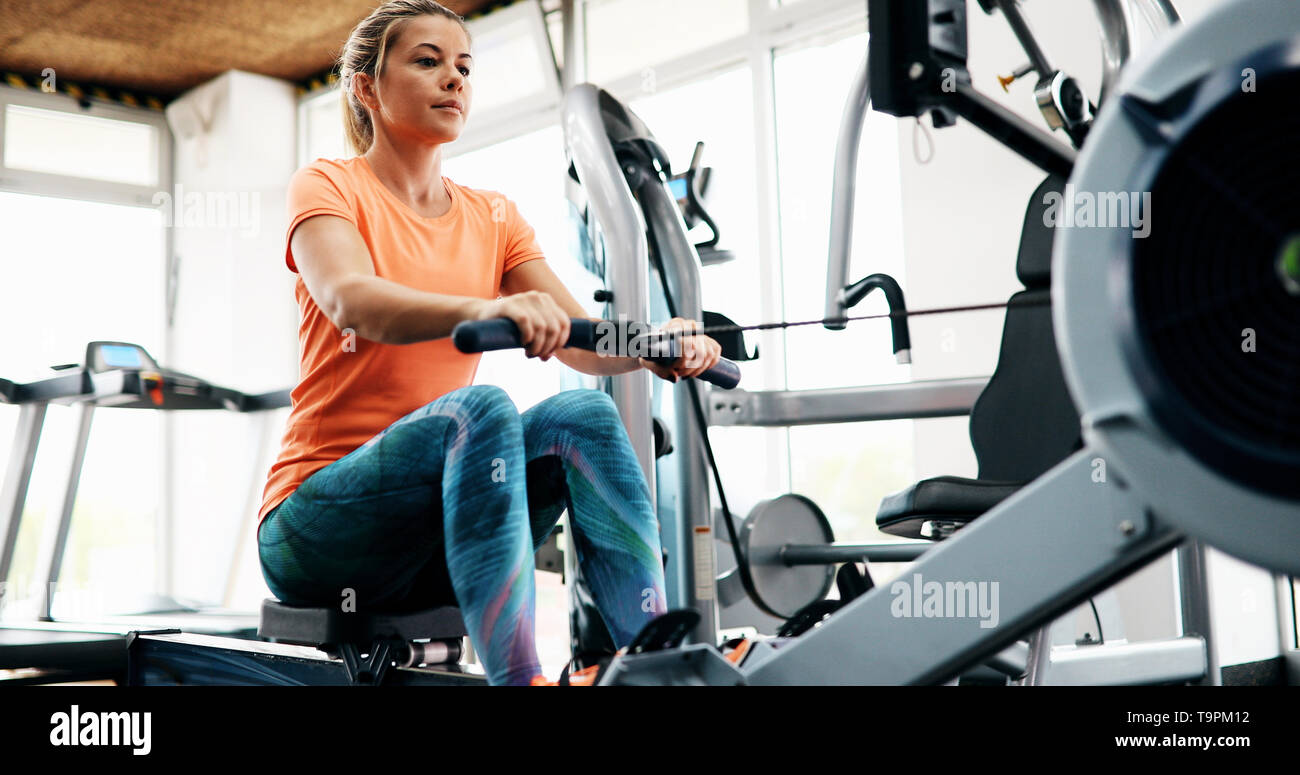 Row machine hi-res stock photography and images - Alamy