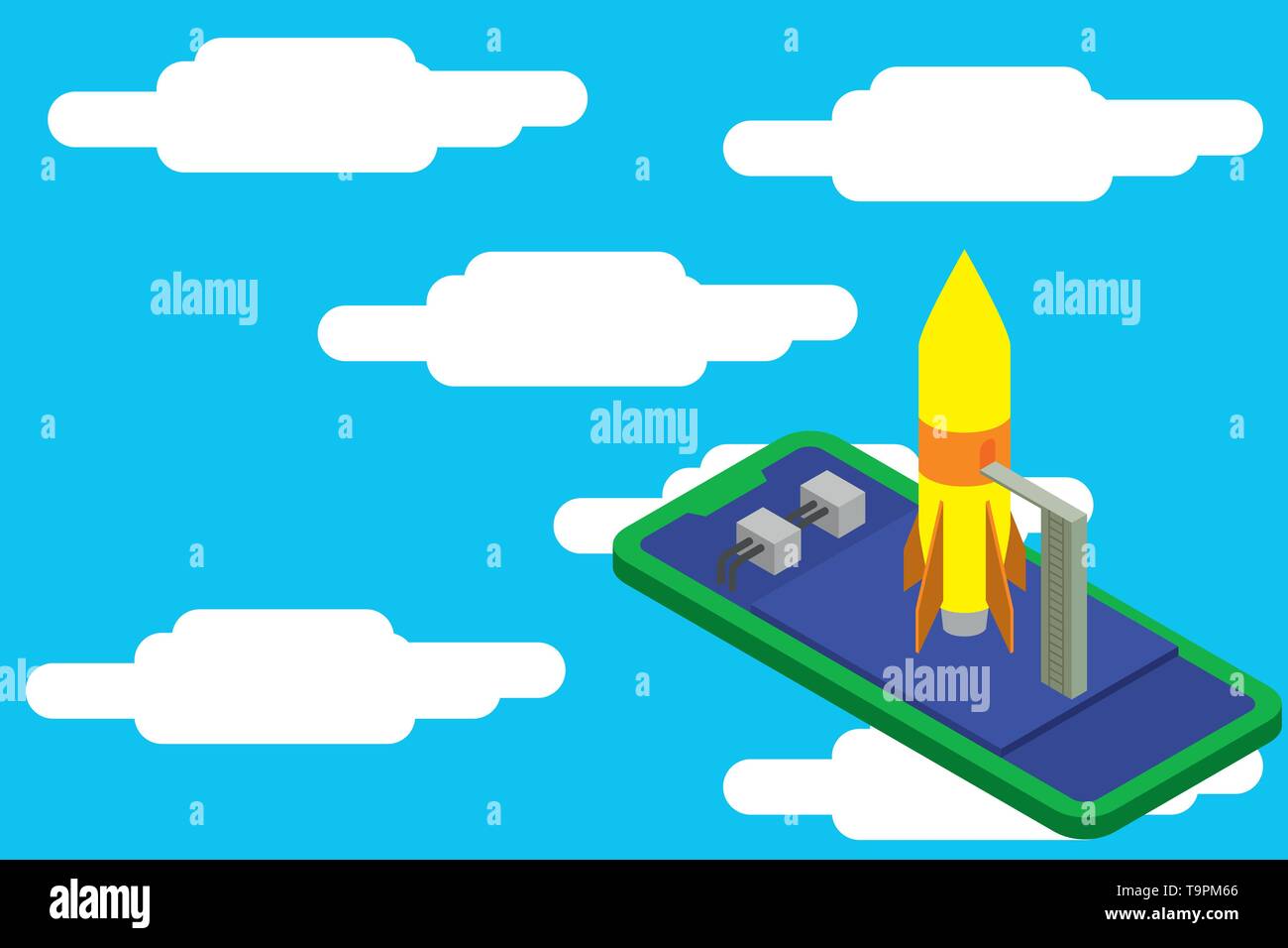 Ready to launch rocket lying smartphone. Startup negotiations to begin ...