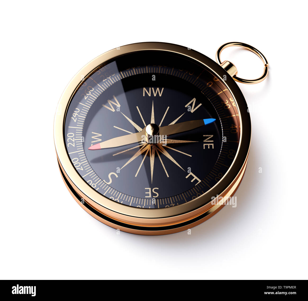 Gold Black Compass Cut Out Stock Images And Pictures Alamy