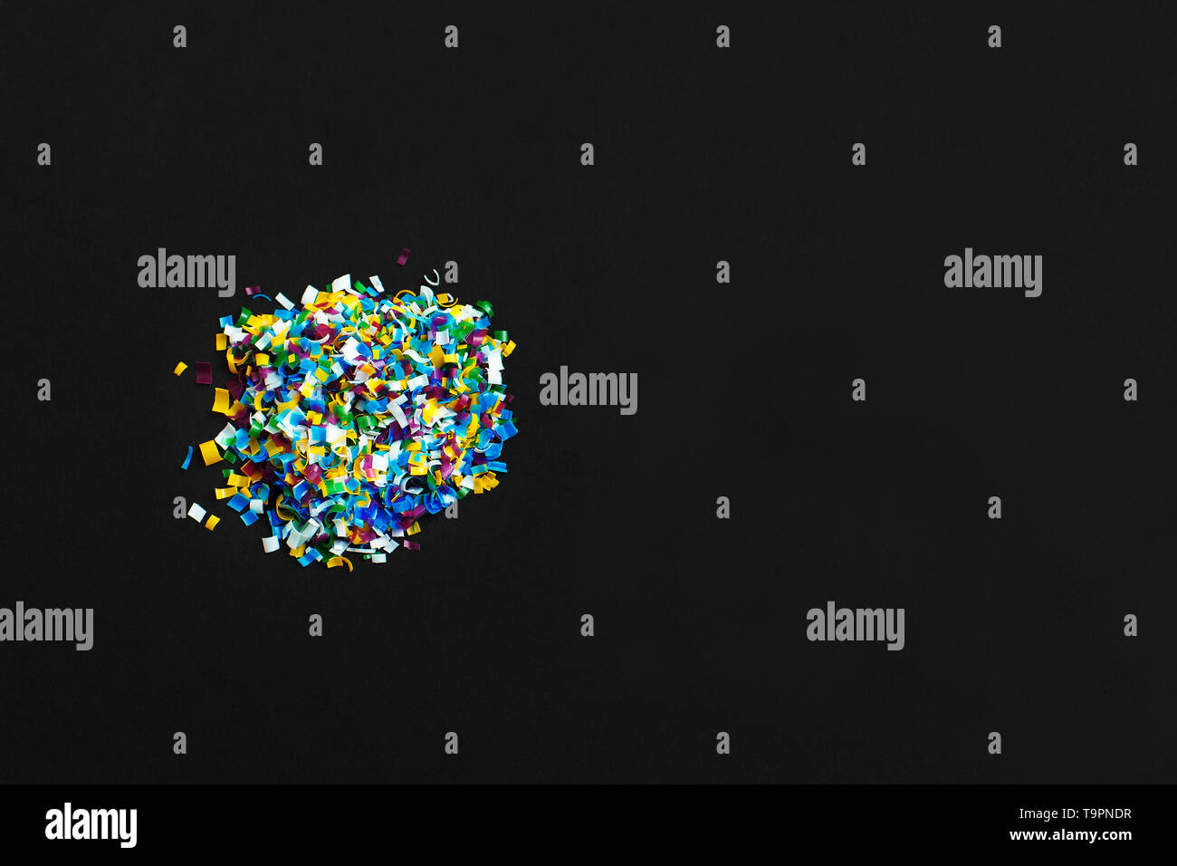 Microplastic on black background. Microplastic problem. Threat to human ...