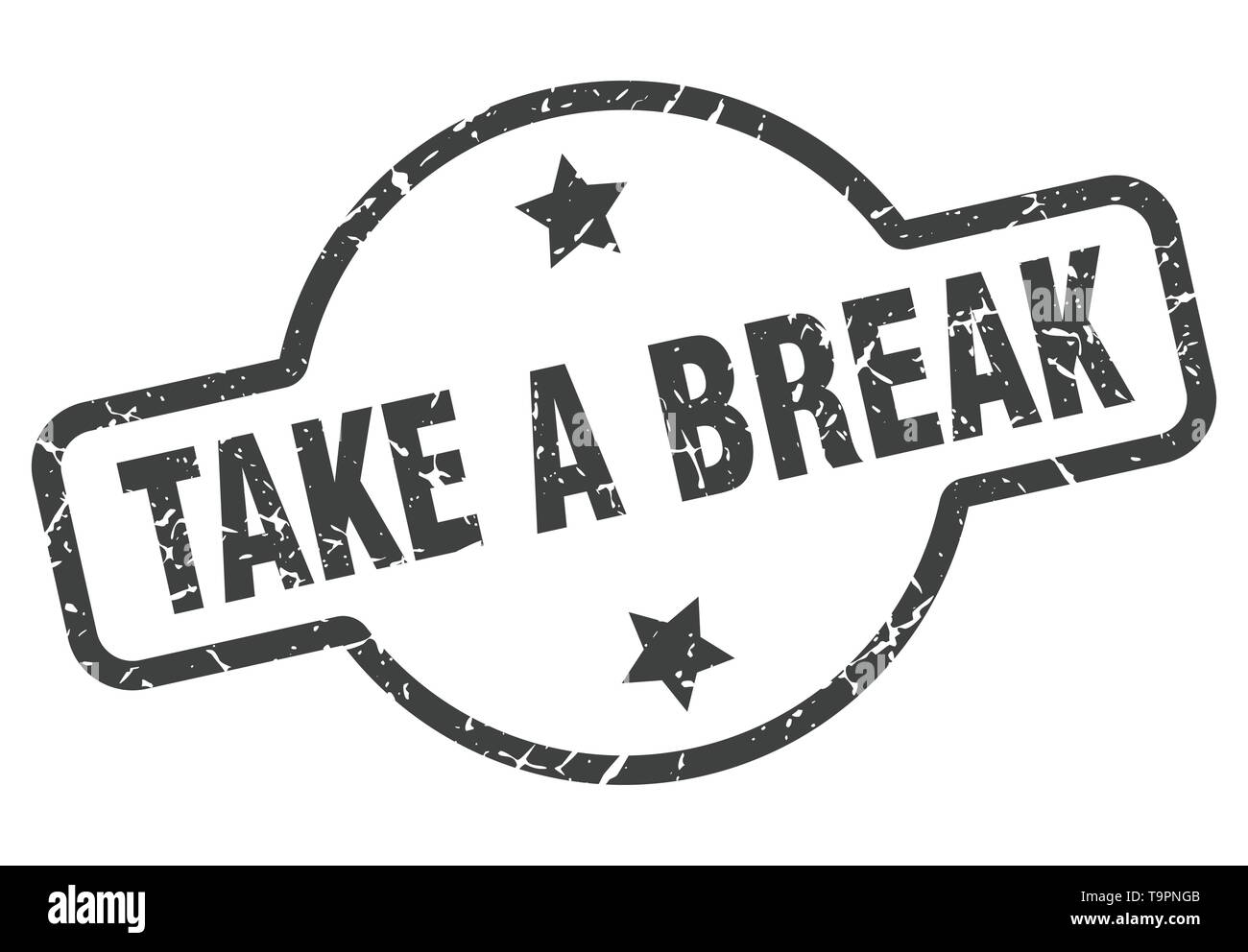 take a break vintage round isolated stamp Stock Vector Image & Art - Alamy