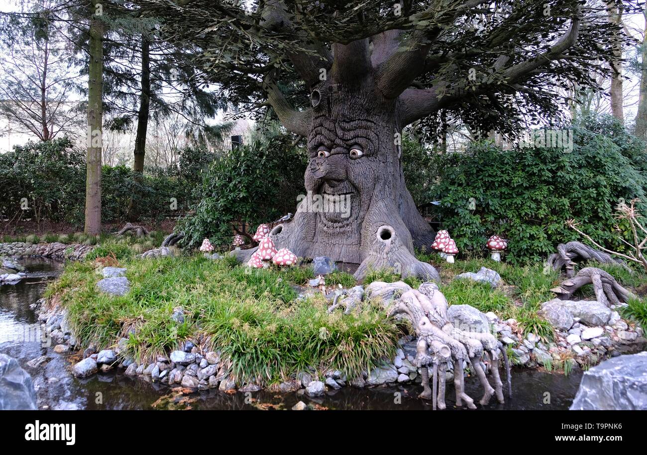 A new attraction with a talking tree that tells a fairy tale at The ...