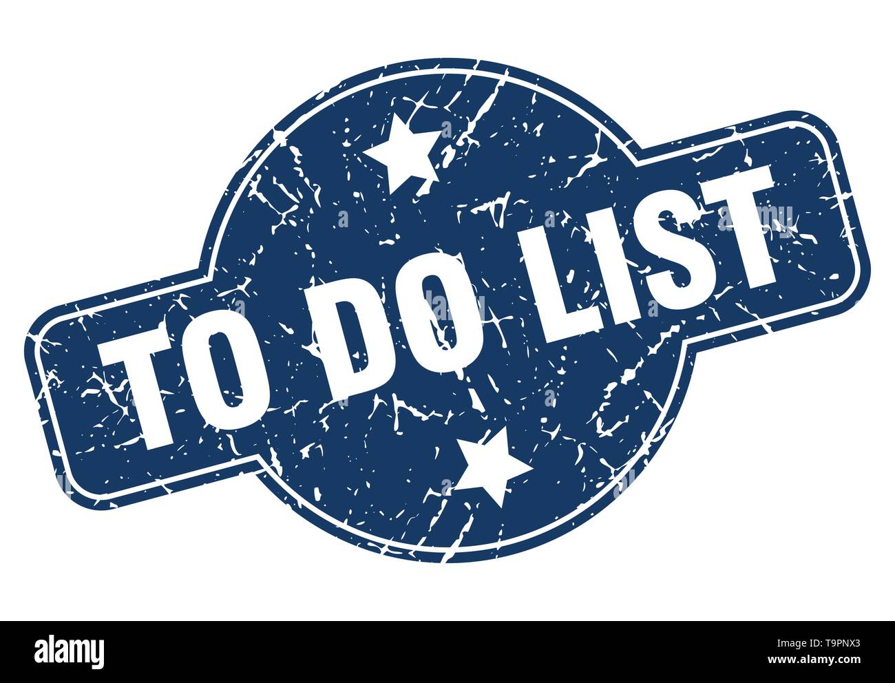 to do list vintage round isolated stamp Stock Vector Image & Art - Alamy