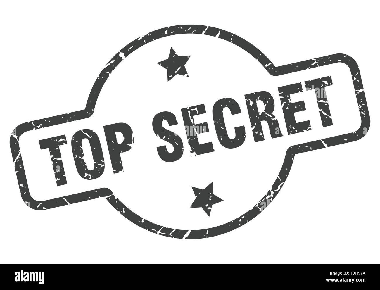 top secret vintage round isolated stamp Stock Vector Image & Art - Alamy