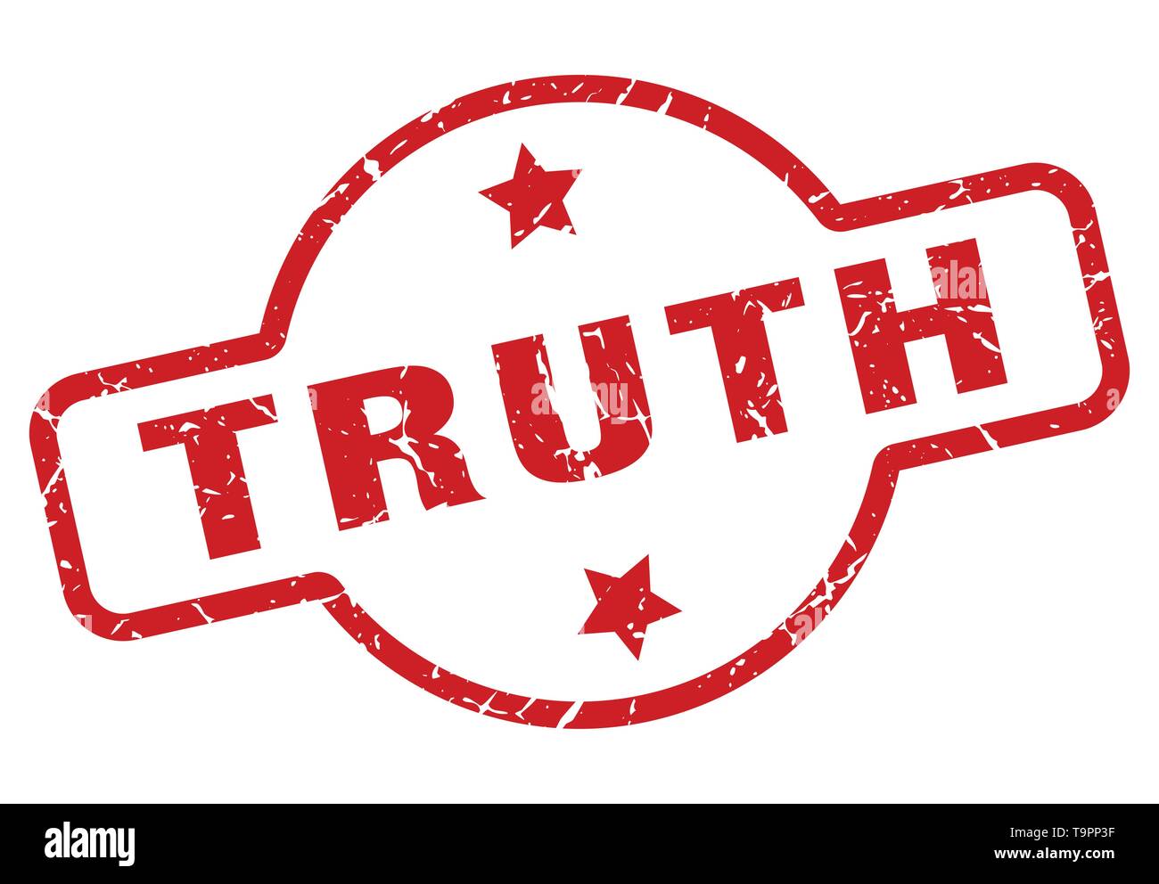 truth stamp isolated on white Stock Vector Image & Art - Alamy