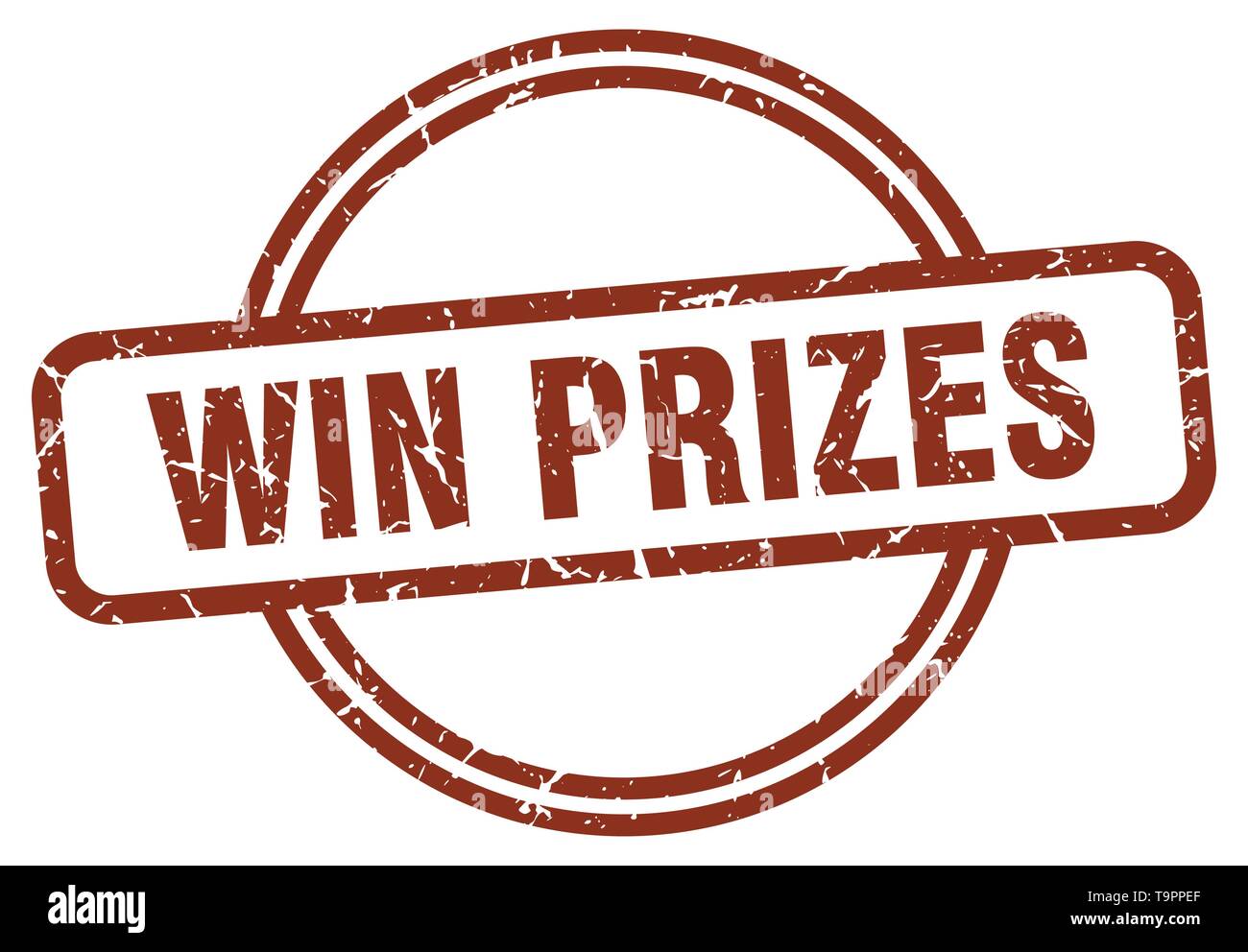 Win prizes stamp Stock Vector Images - Alamy