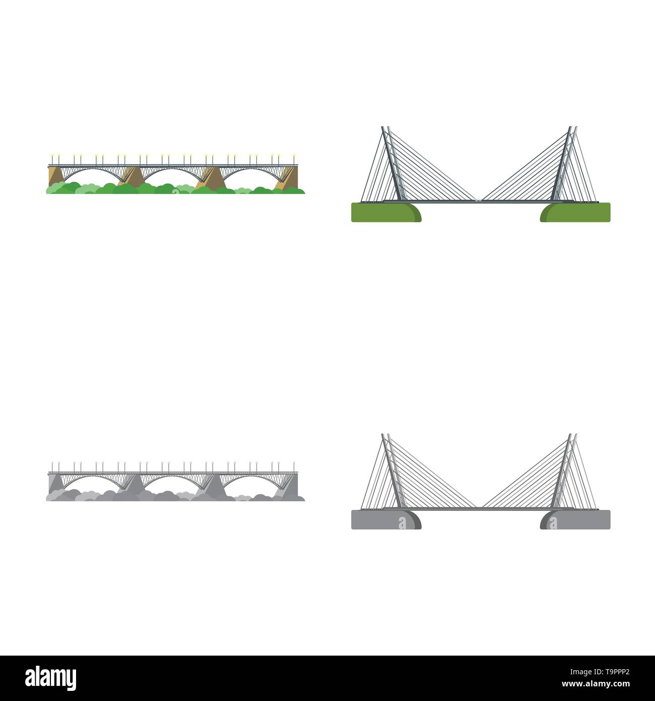 Vector design of connection and design sign. Collection of connection ...