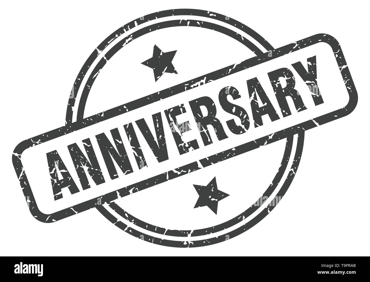 anniversary stamp isolated on white Stock Vector Image & Art - Alamy