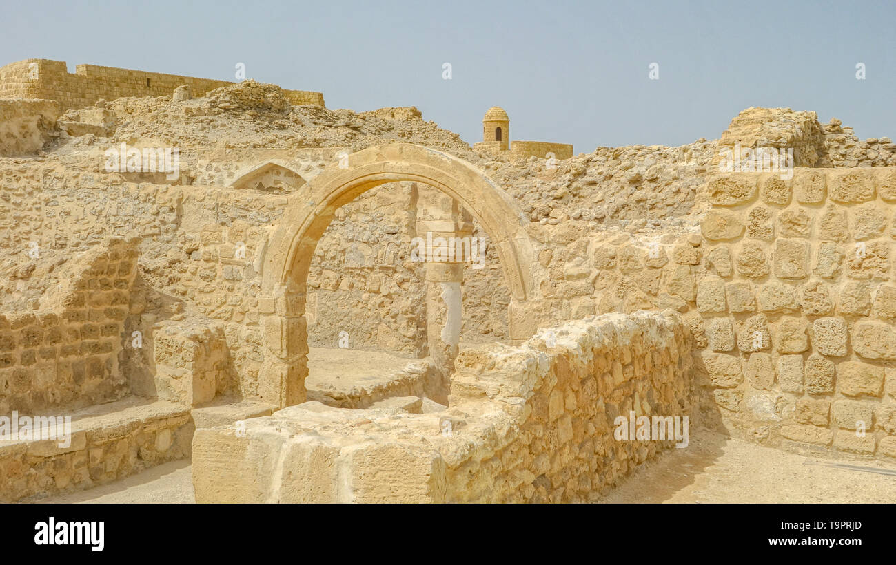 Remains of various constructions built with limestone boulders, Al ...