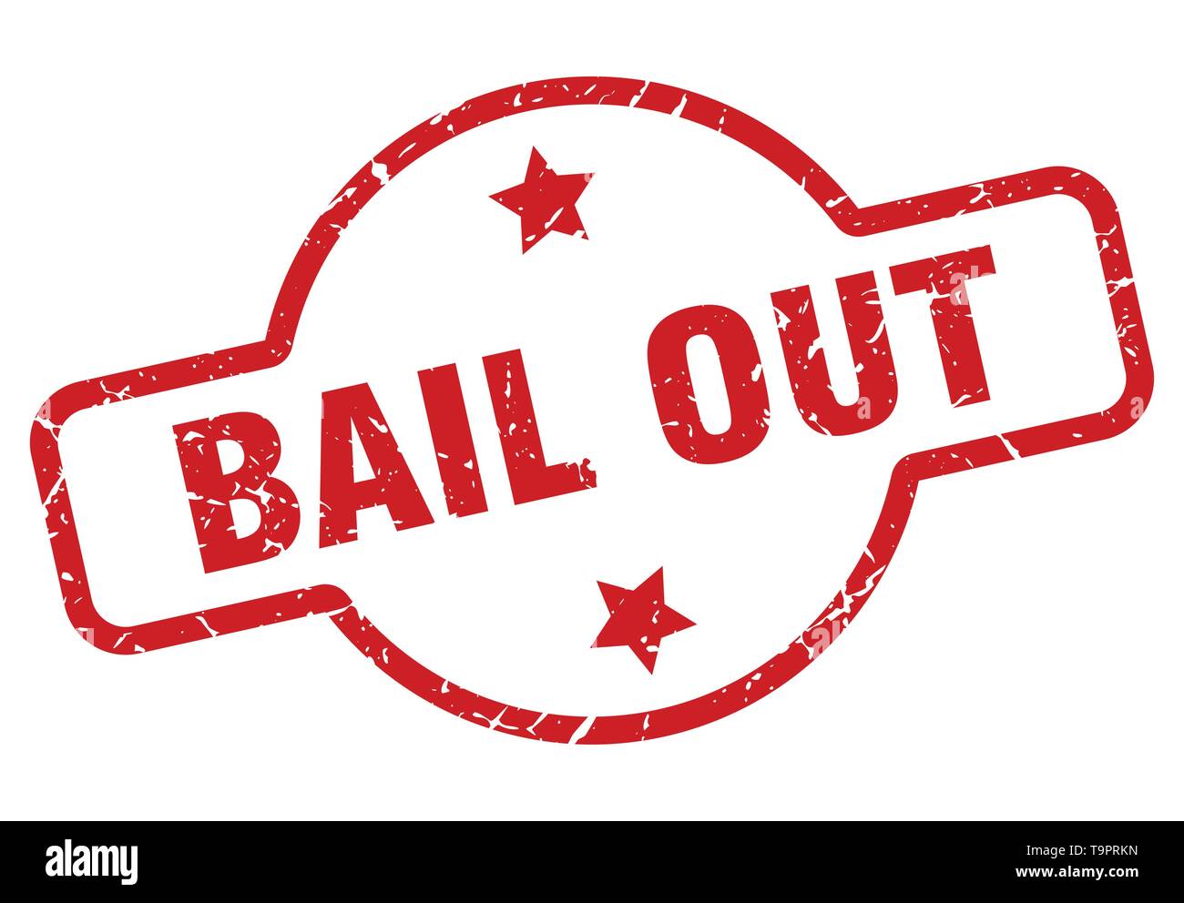 bail out stamp isolated on white Stock Vector Image & Art - Alamy