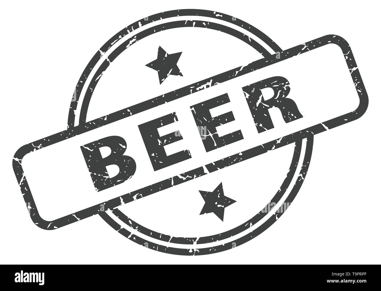 beer stamp isolated on white Stock Vector Image & Art - Alamy