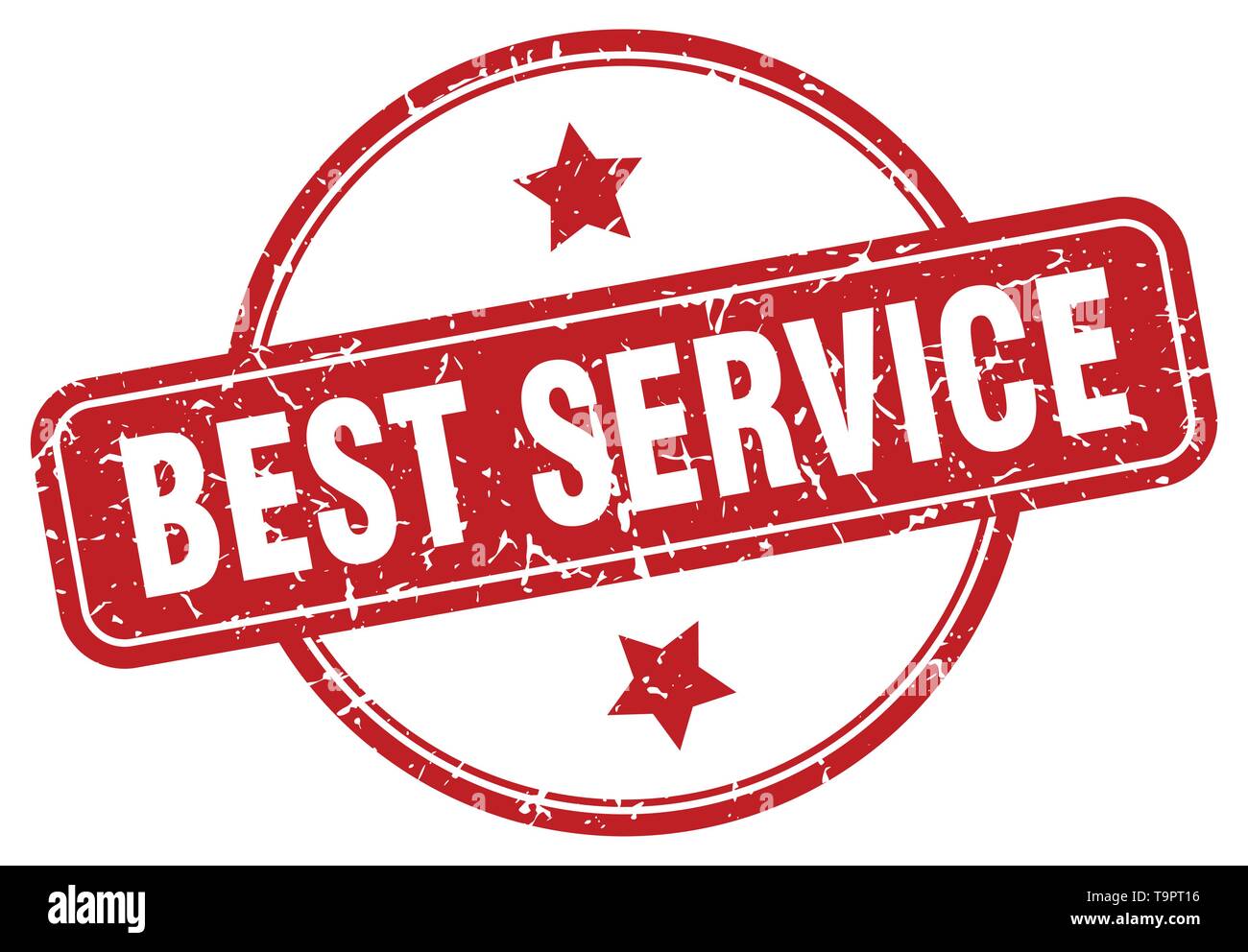 best service vintage round isolated stamp Stock Vector Image & Art - Alamy