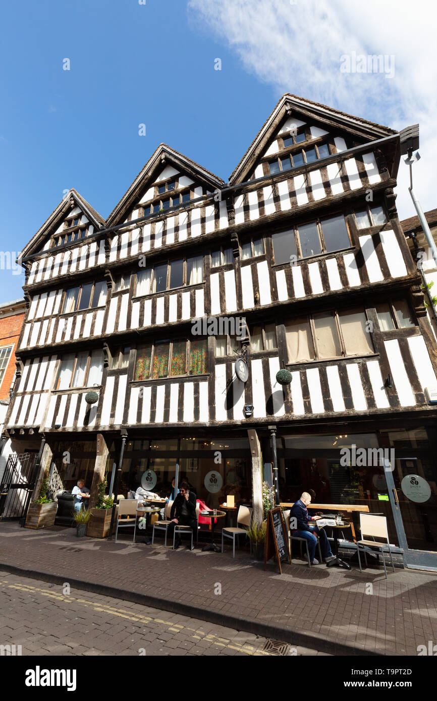 Medieval Worcester city UK - a 15th century medieval building, now a ...