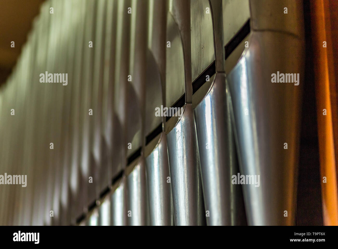 Pipes organ white background hi-res stock photography and images - Alamy
