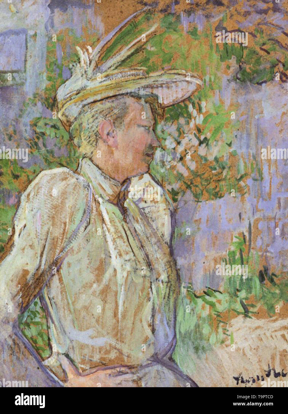Henri de Toulouse-Lautrec - gabrielle dancer 1890 Stock Photo - Alamy