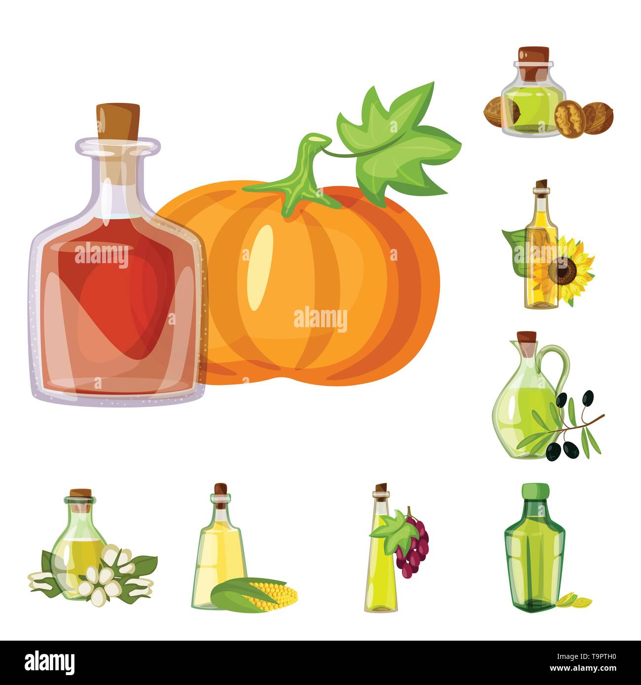 Vector illustration of bottle and glass logo. Set of bottle and ...
