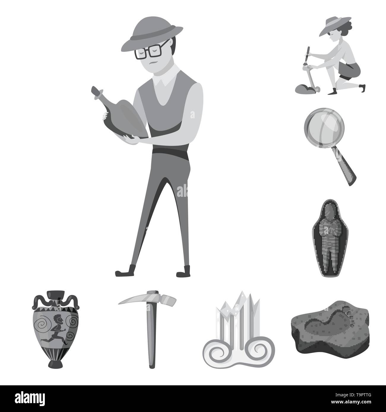Vector design of story and discovery icon. Set of story and items ...