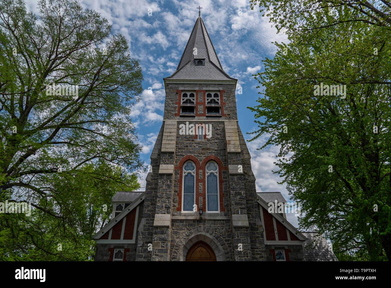 st michaels village maryland old historical christ church Stock Photo ...