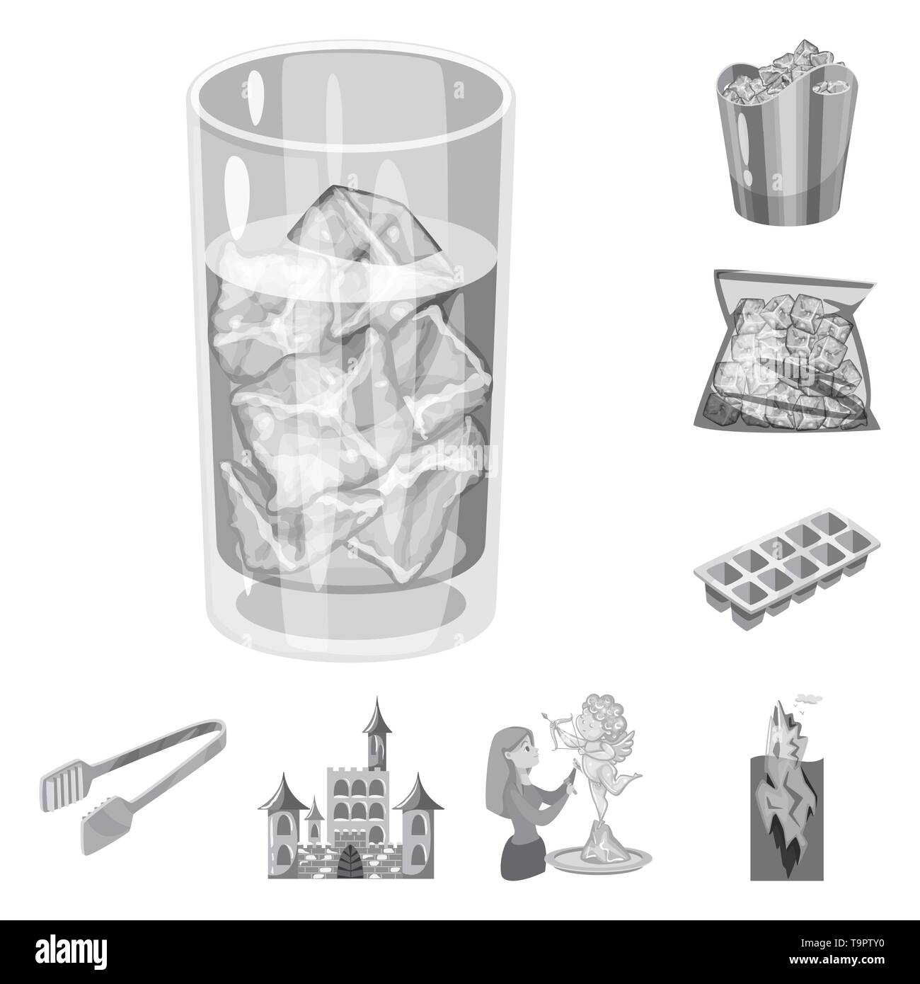 Mono castle Cut Out Stock Images & Pictures - Alamy