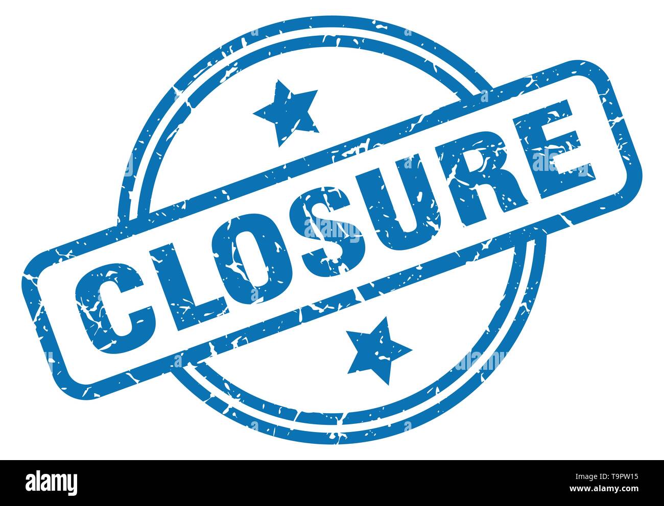 Closure stamp label round Stock Vector Images - Alamy