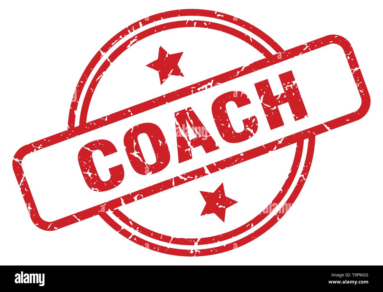 coach round grunge isolated stamp Stock Vector Image & Art - Alamy