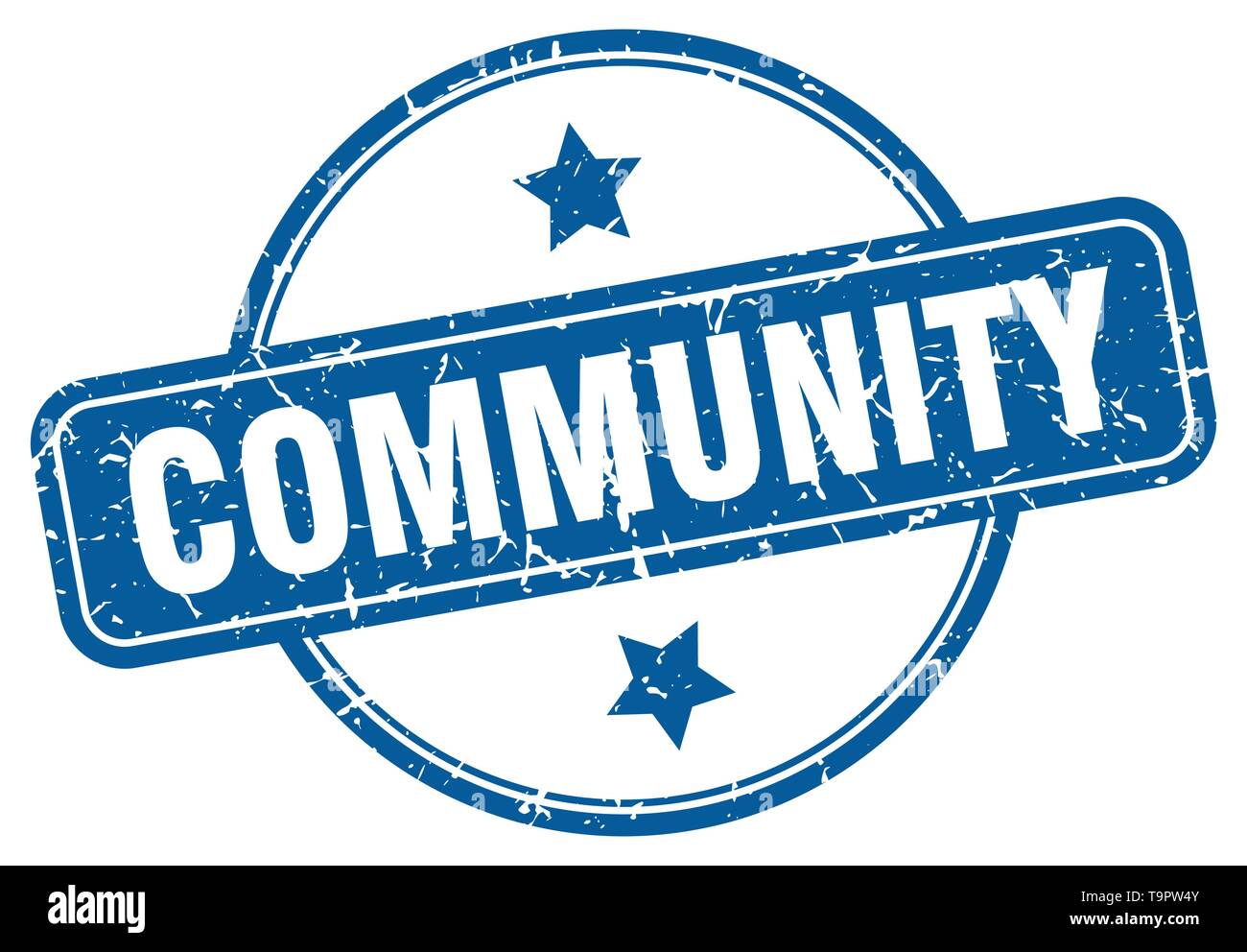 community round grunge isolated stamp Stock Vector Image & Art - Alamy